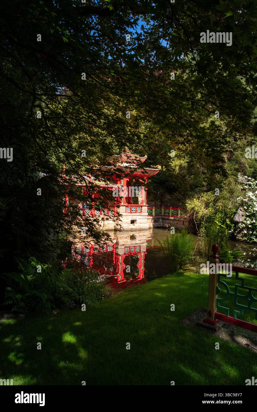 Biddulph Grange Garden, Staffordshire, England. This historic Victorian ...