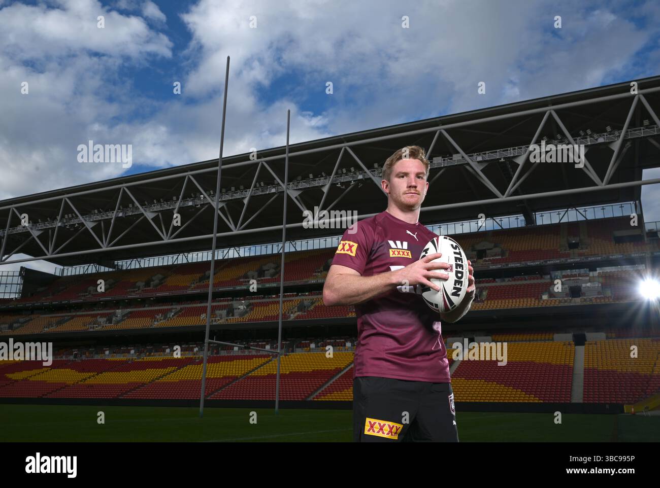 Brisbane, Australia. 19th May, 2025. Tom Dearden of the Queensland ...