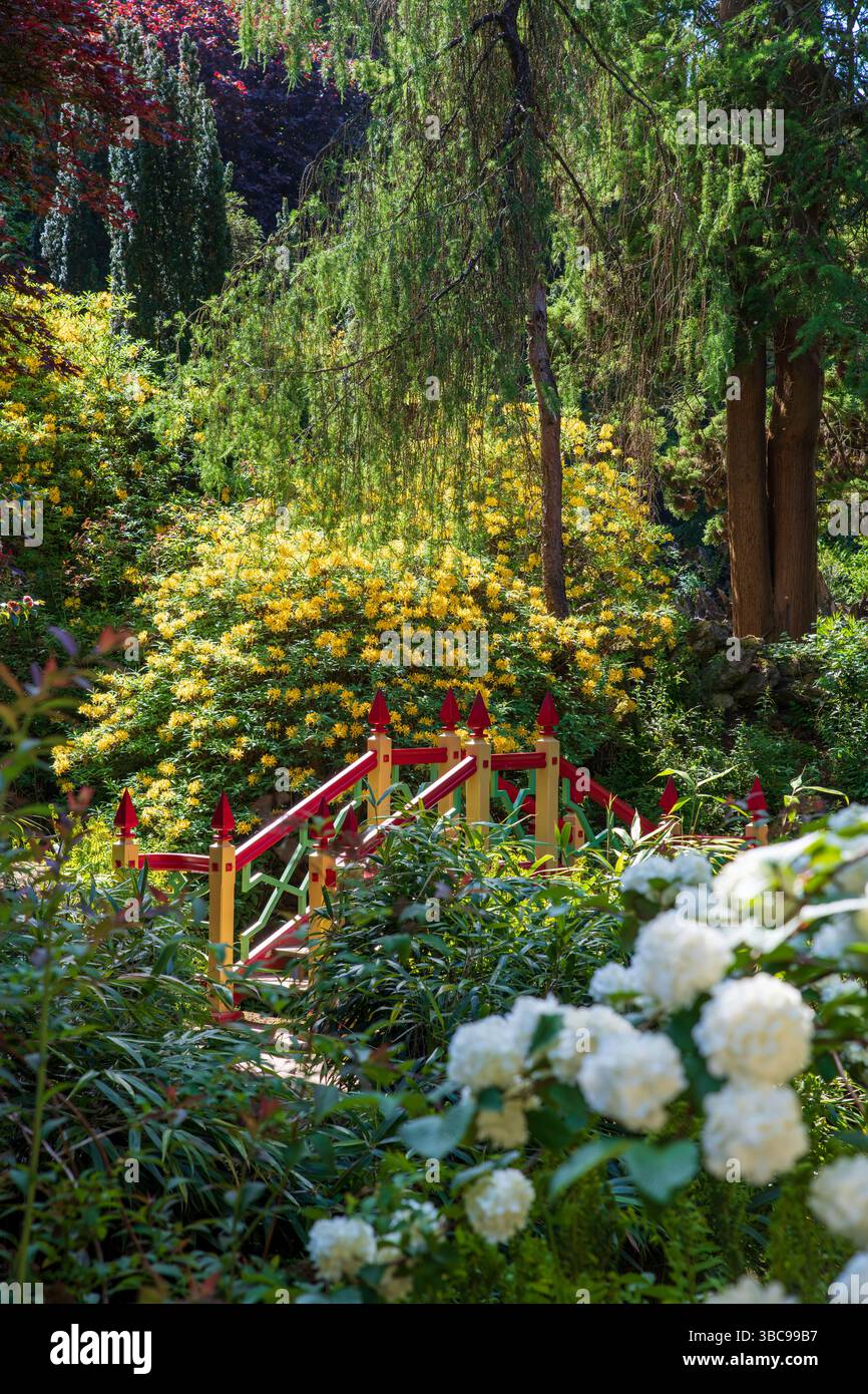 Biddulph Grange Garden, Staffordshire, England. This historic Victorian ...