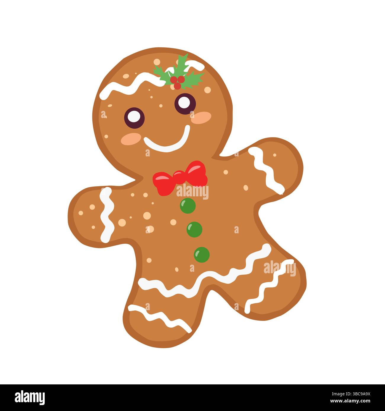 Hand drawn gingerbread man hi-res stock photography and images - Alamy