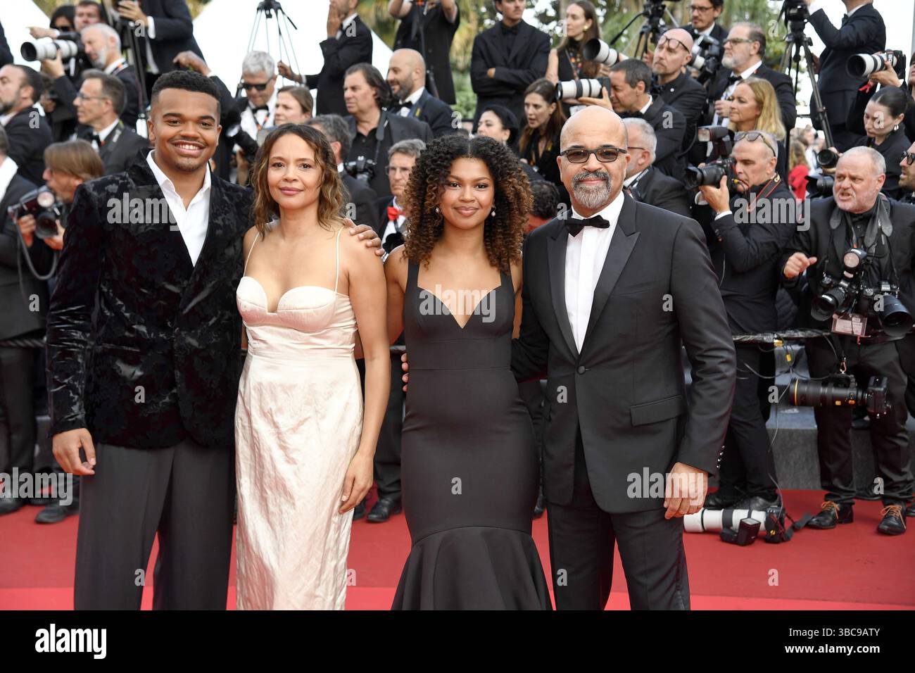 Elijah Wright, Carmen Ejogo, Juno Wright und Jeffrey Wright bei der The ...