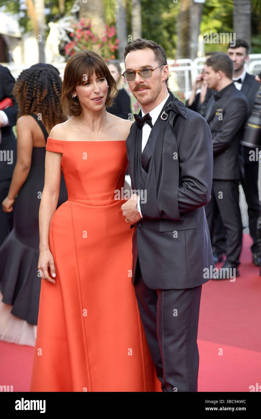 Sophie Hunter und Benedict Cumberbatch bei der The Phoenician Scheme ...