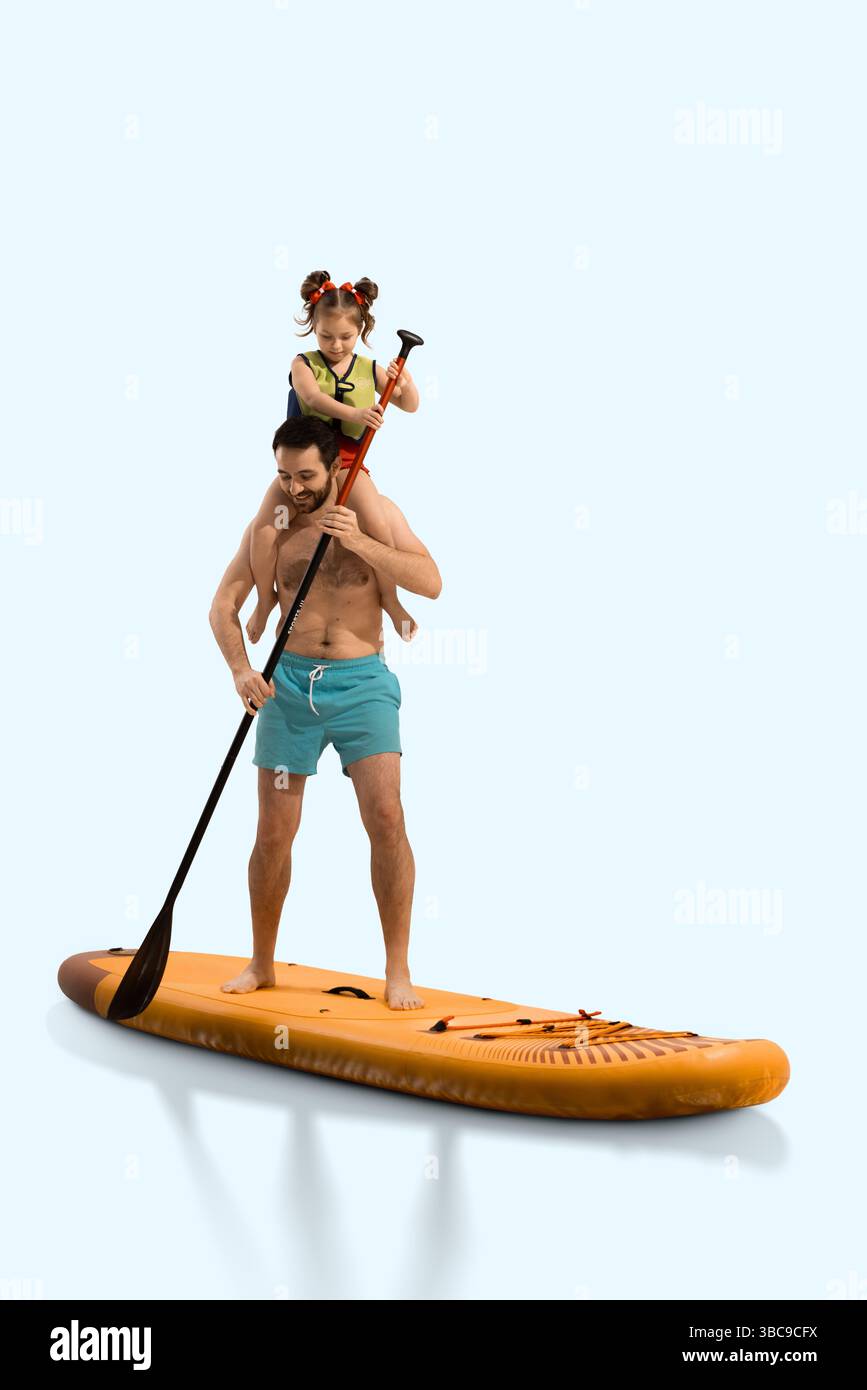 Parent child sitting on sup hi-res stock photography and images - Alamy