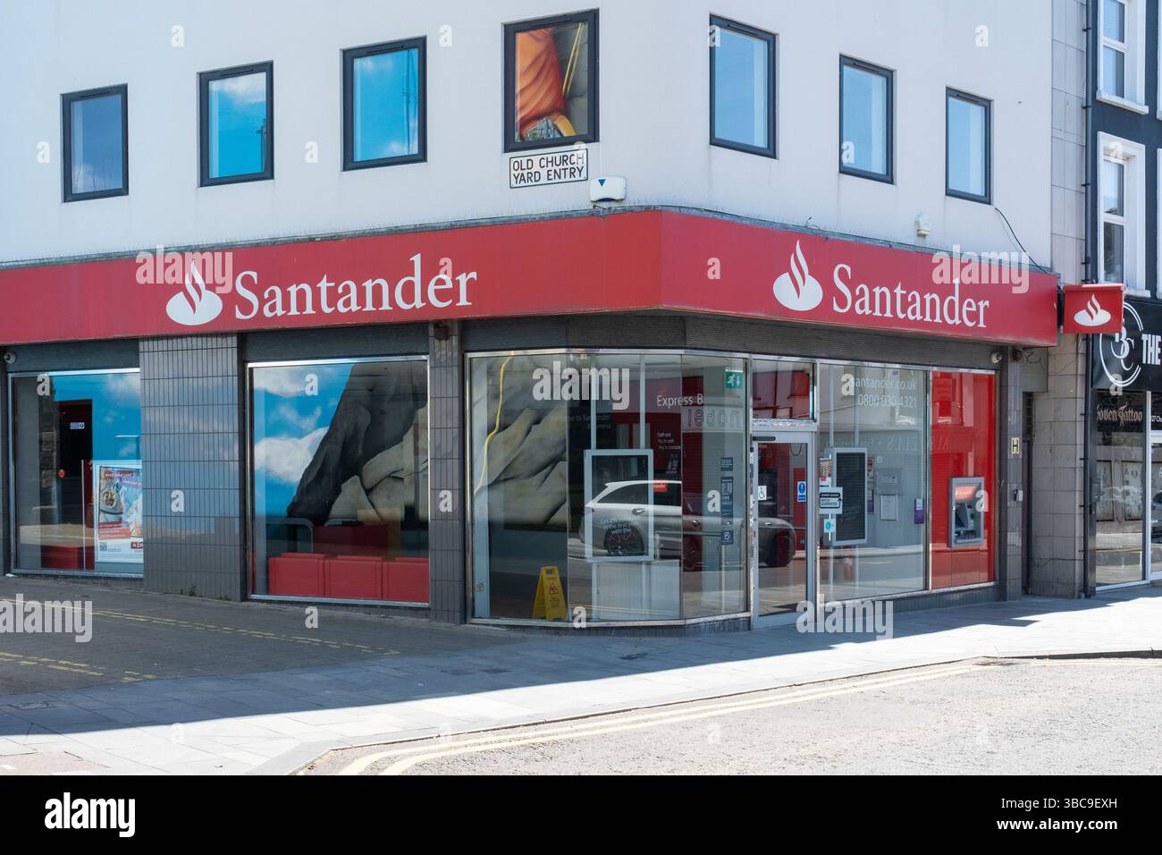 Ballymena, Northern Ireland - May 18th, 2025: Santander Bank branch ...