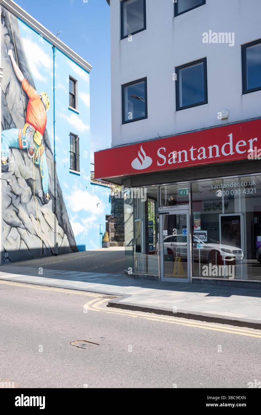 Ballymena, Northern Ireland - May 18th, 2025: Santander Bank branch ...