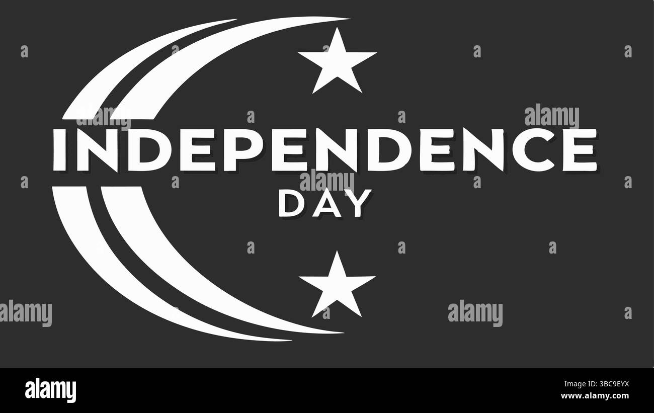 Independence day celebration poster design with stars and stripes ...
