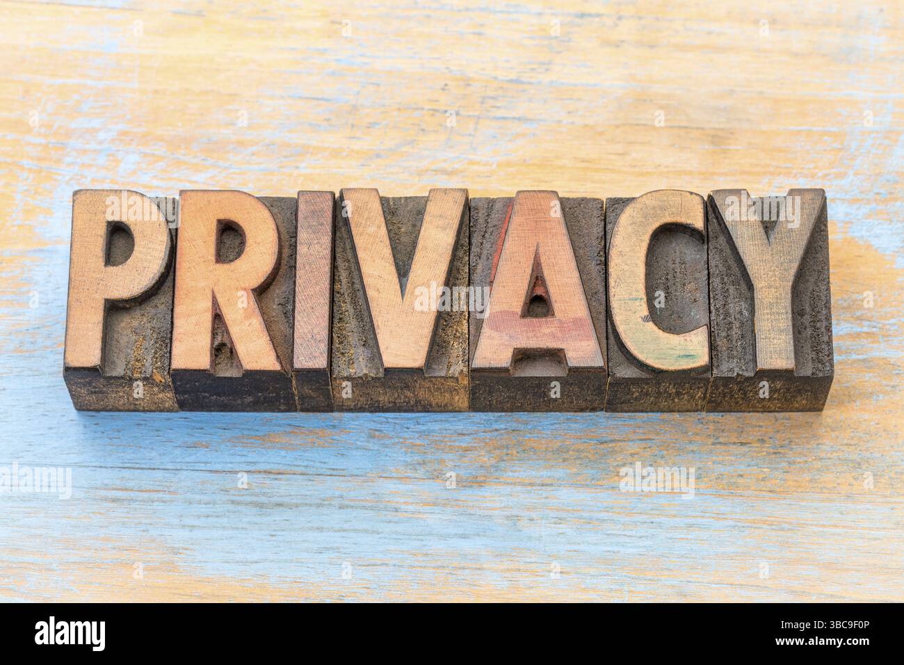 Privacy word abstract in vintage letterpress printing blocks Stock ...