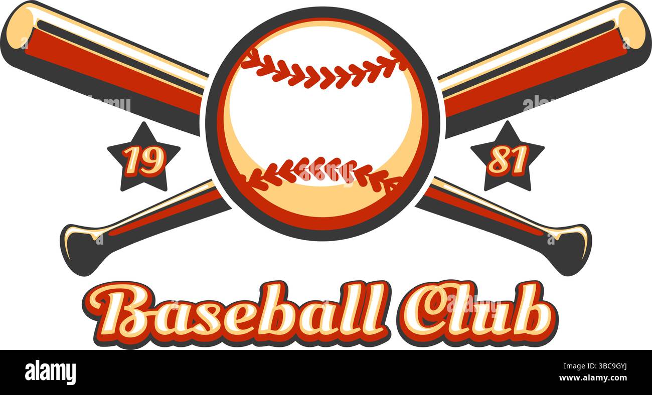 Baseball club emblem Stock Vector Image & Art - Alamy