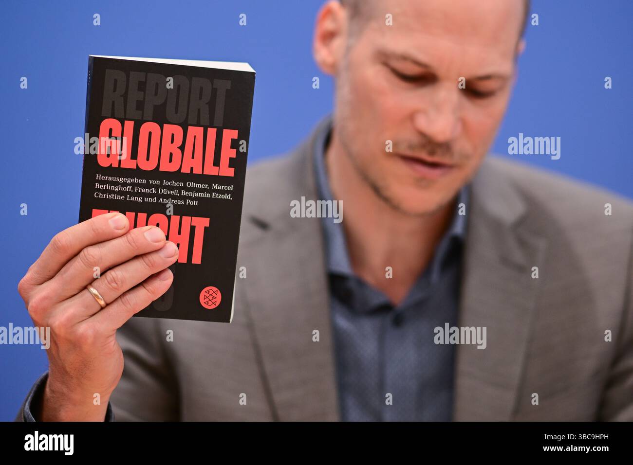 Berlin, Germany. 19th May, 2025. Benjamin Etzold, researcher at the ...