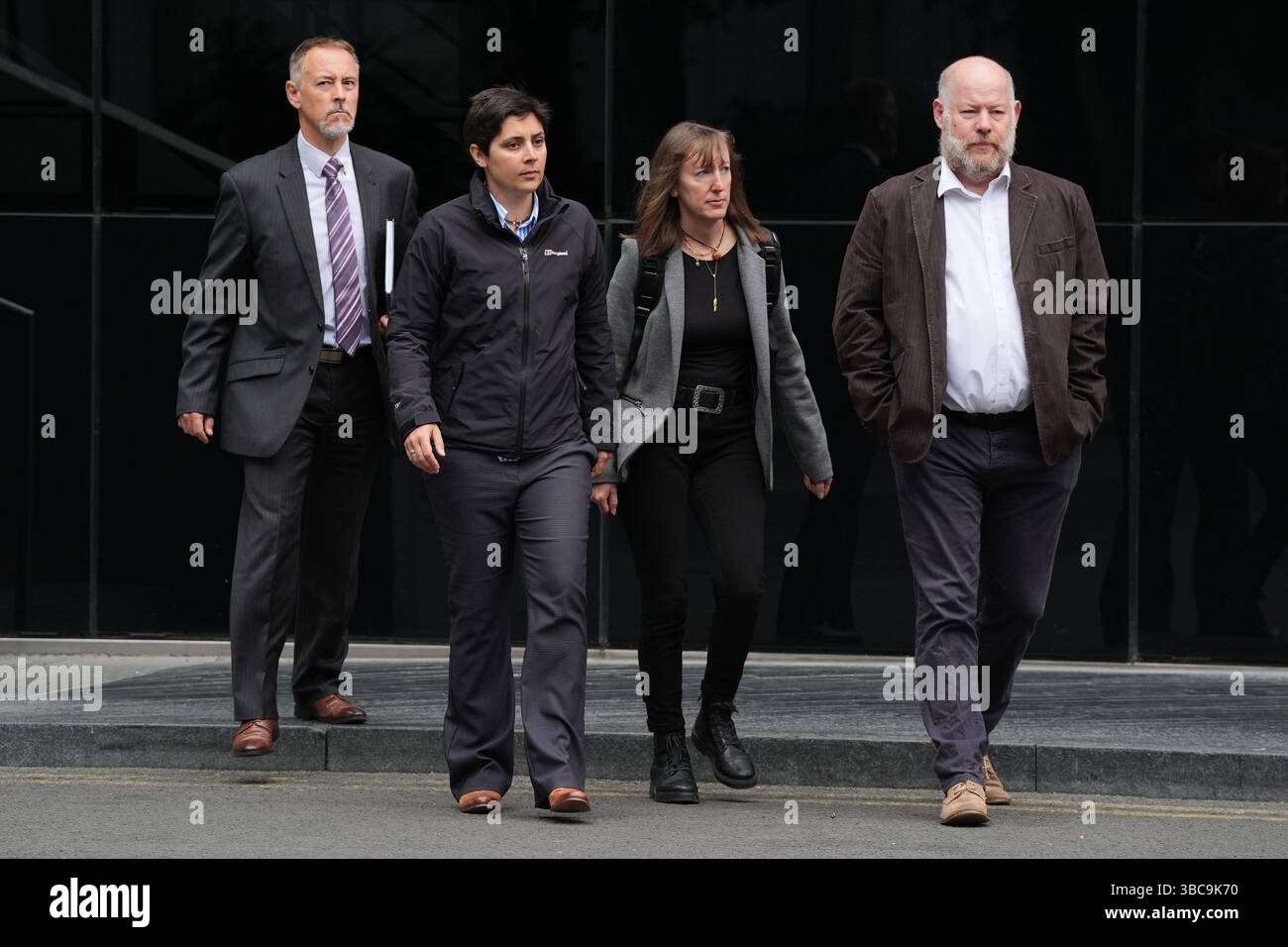 Sussex Police officer Pc Rachel Comotto (second from left) arriving at ...