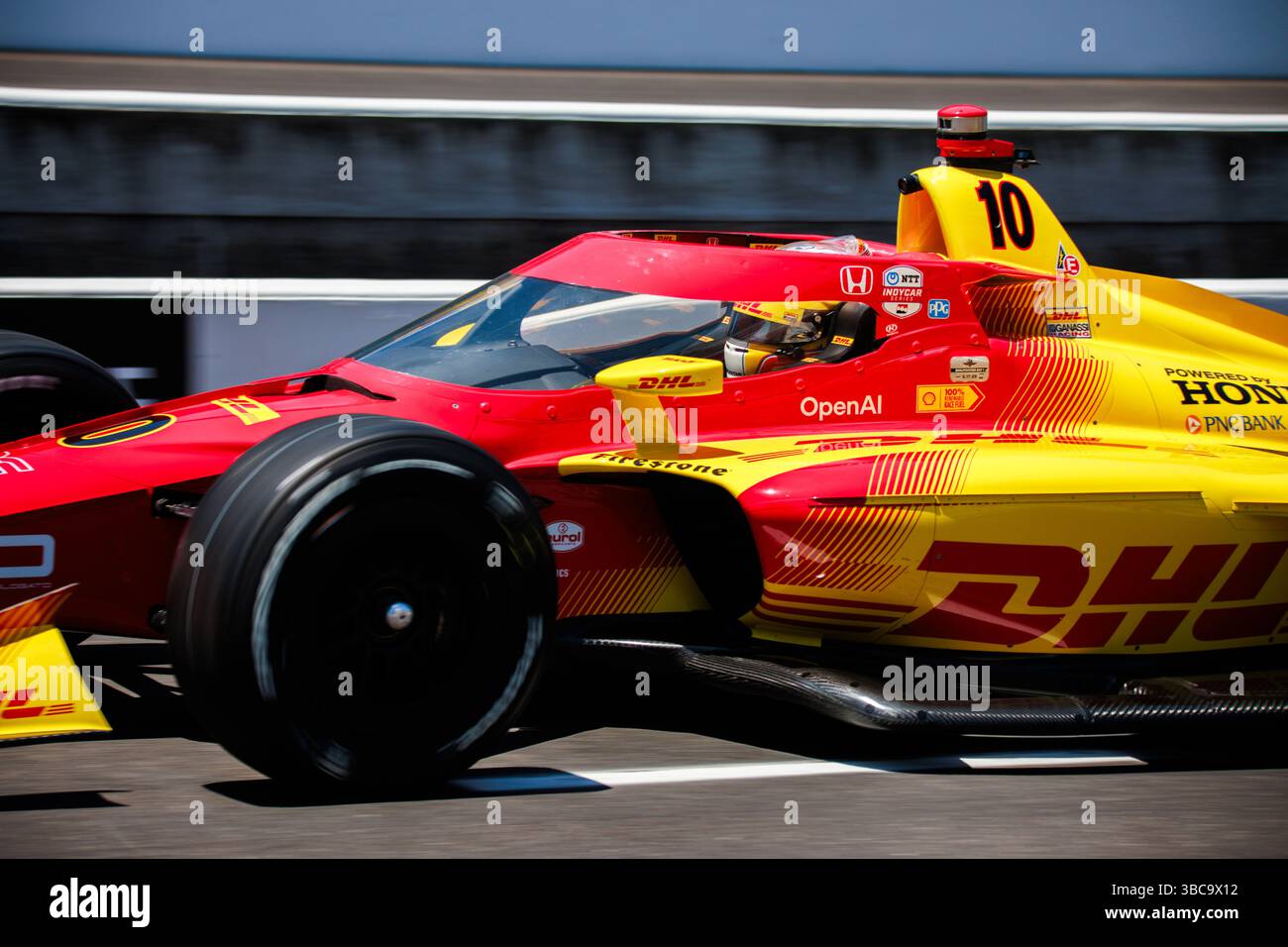 Chip Ganassi Racing driver Alex Palou drives during the second day of ...