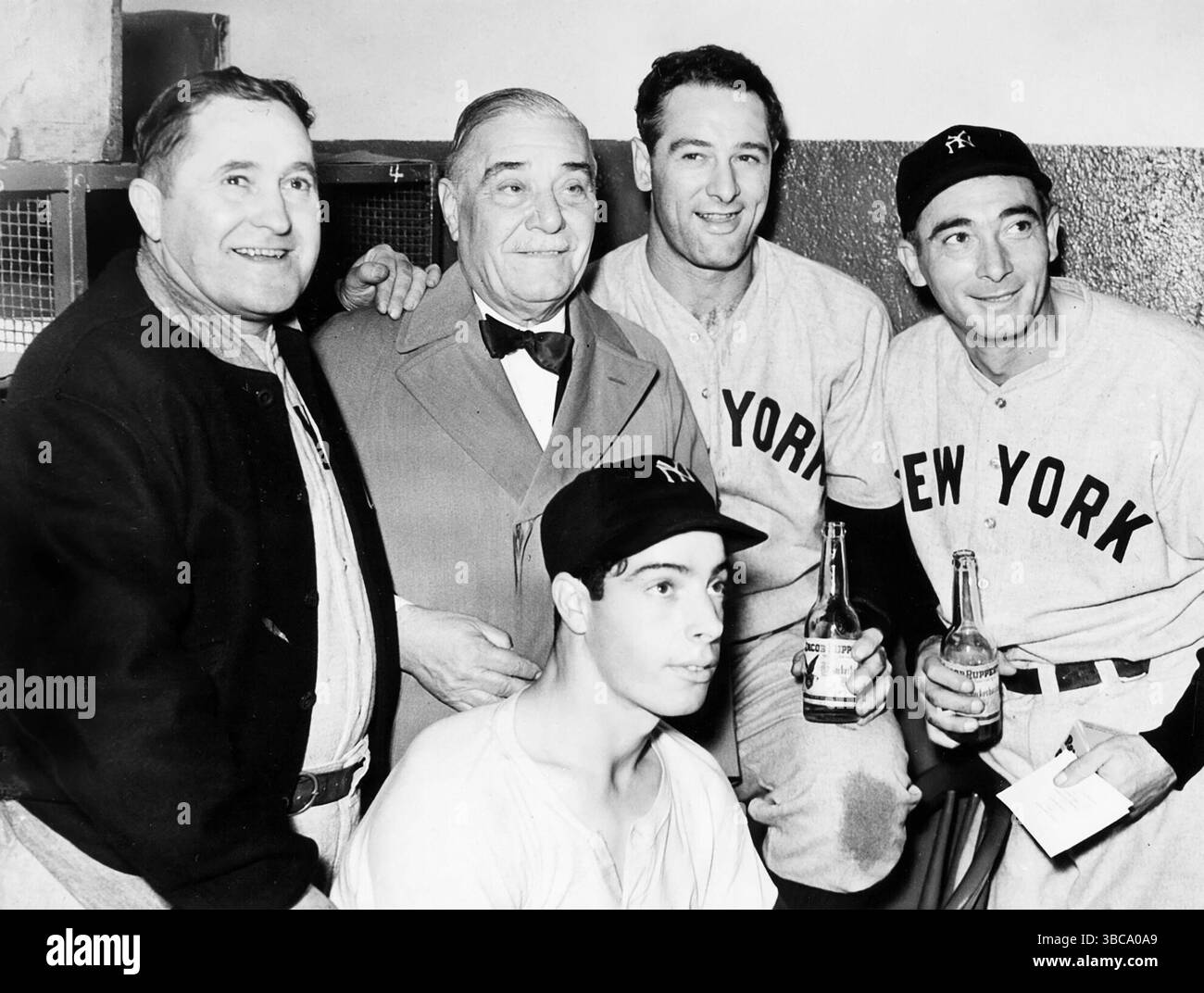 New York Yankees icons celebrating the 1937 World Series championship ...