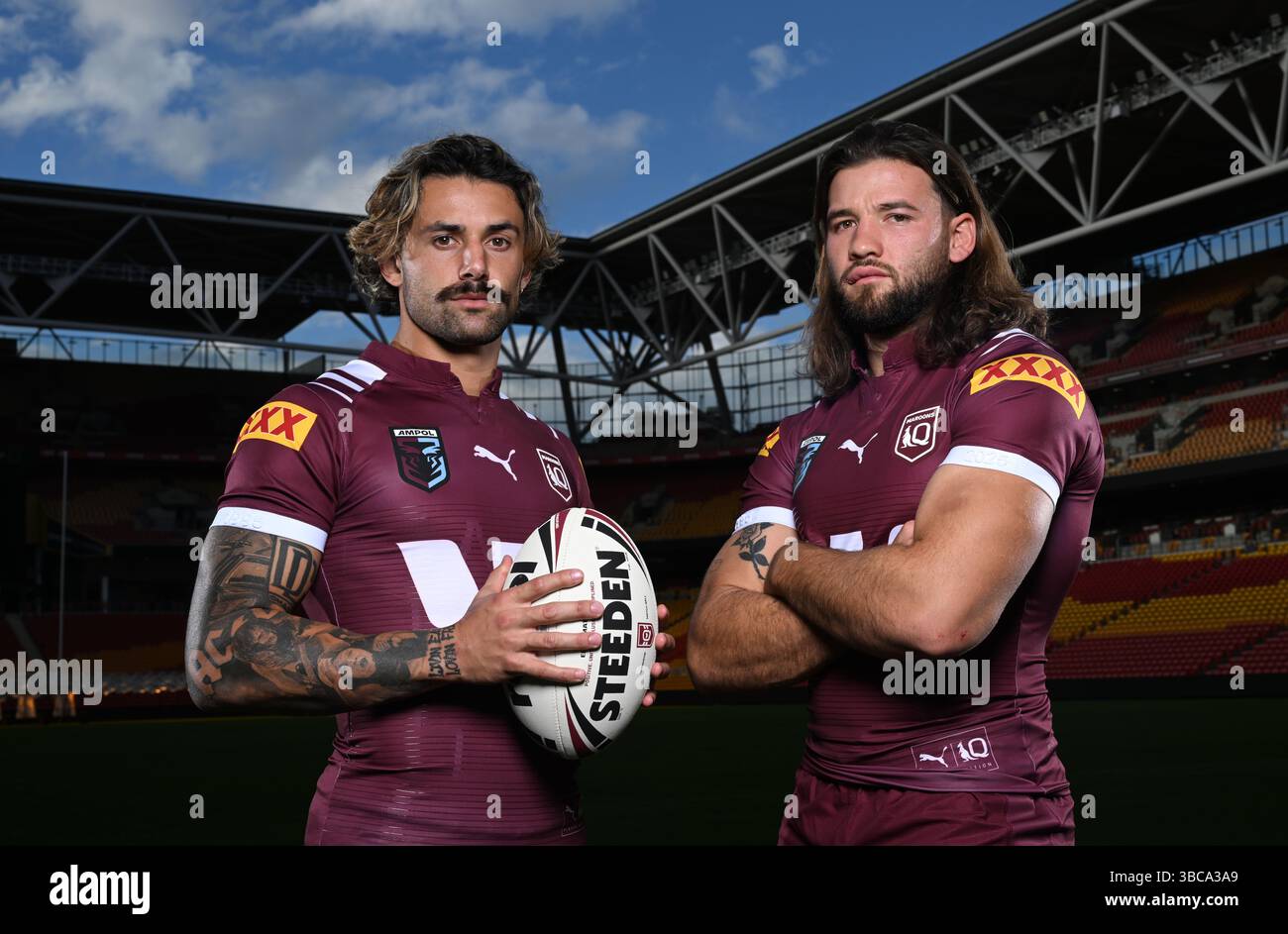 Brisbane, Australia. 19th May, 2025. Jesse Arthars (left) and Patrick ...