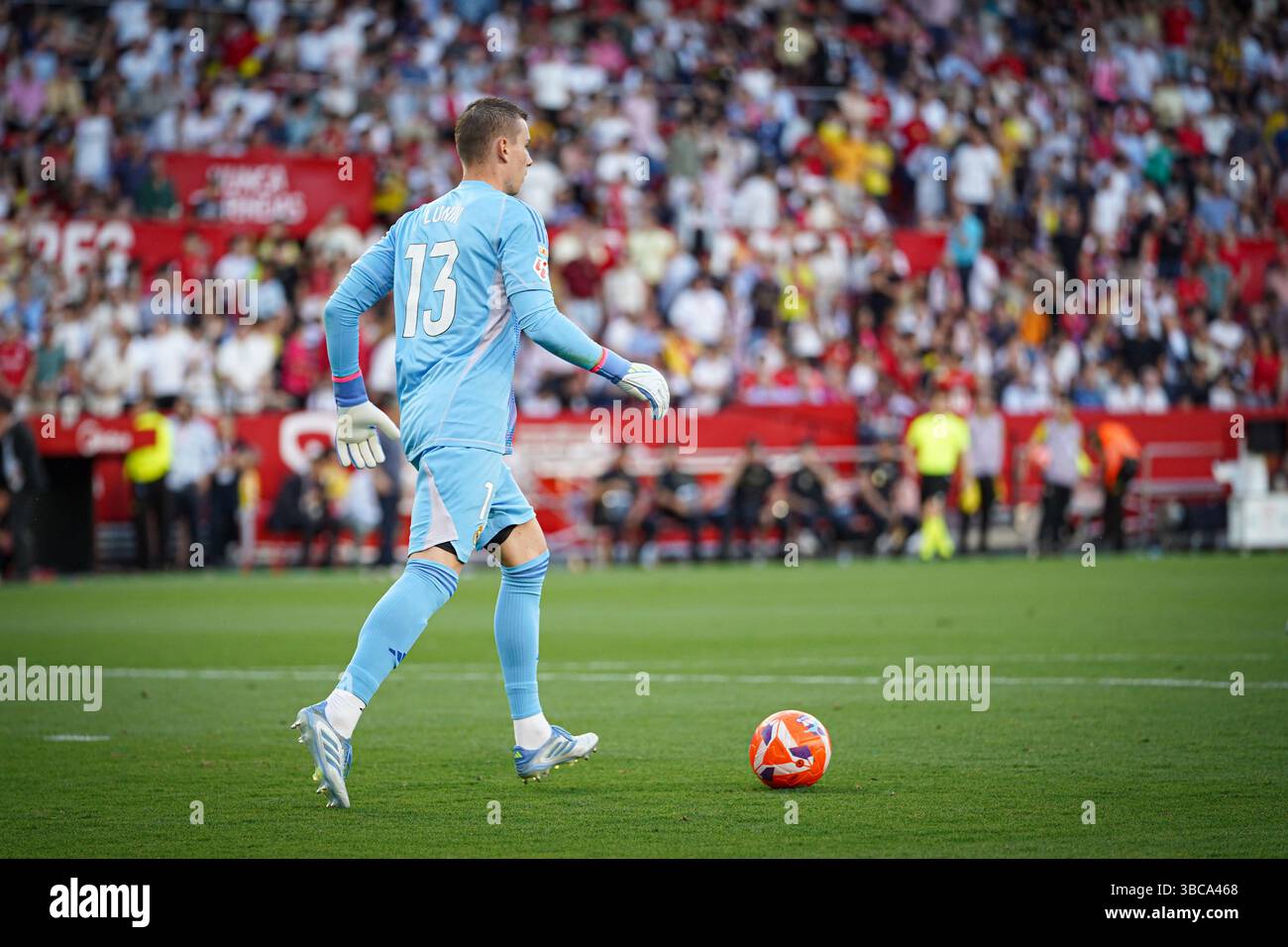 Andriy Lunin (Real Madrid goalkeeper) during LaLiga match between ...