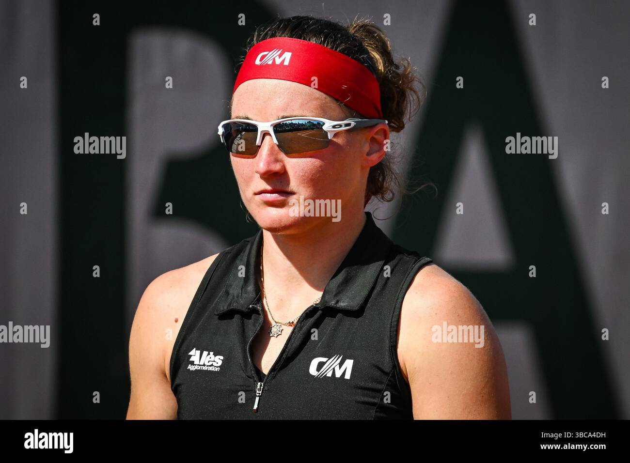 Carole MONNET of France during the first qualifying day of the Roland ...