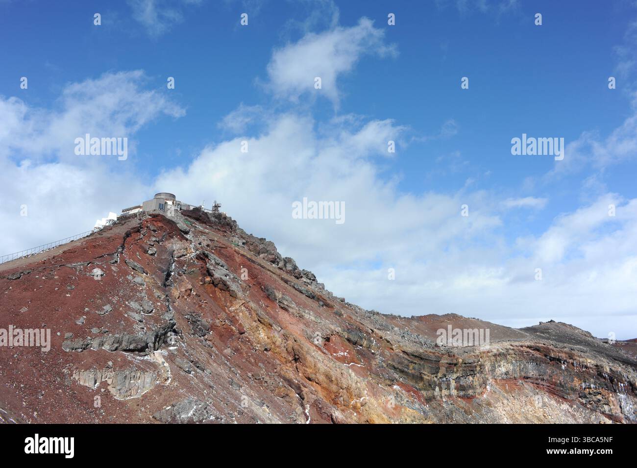 The peak of Mount Fuji volcano mountain in Japan Stock Photo - Alamy