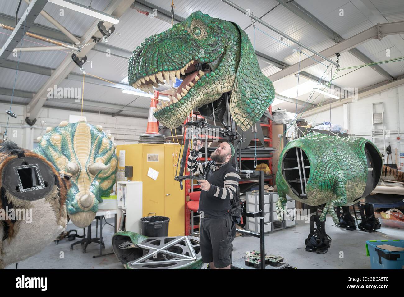 Farnham, Surrey, UK. 19th May, 2025. Joint studio head and experimental engineer: Max Humphries ...