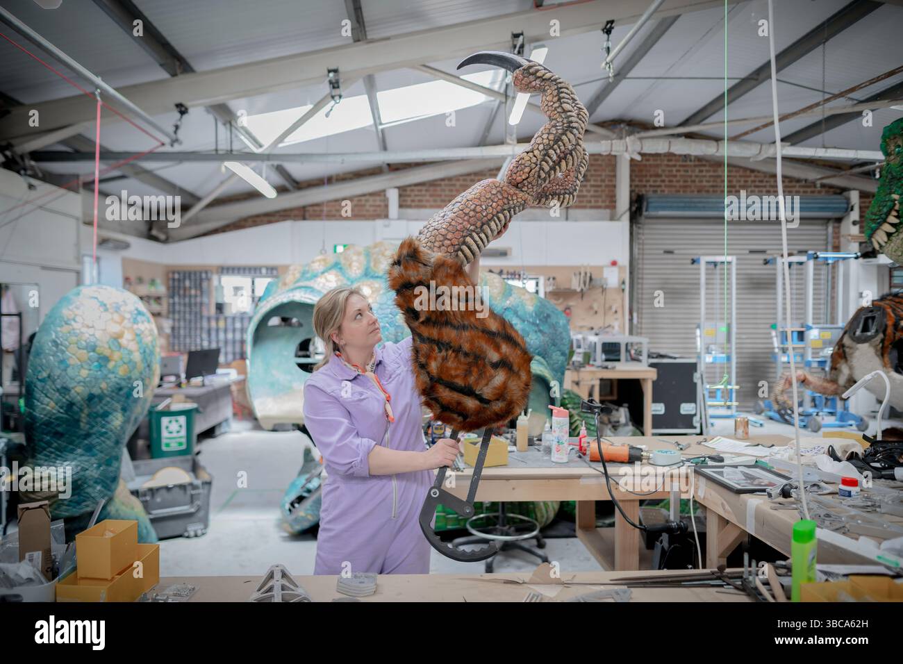 Farnham, Surrey, UK. 19th May, 2025. Senior Puppet Maker: Charlie ...