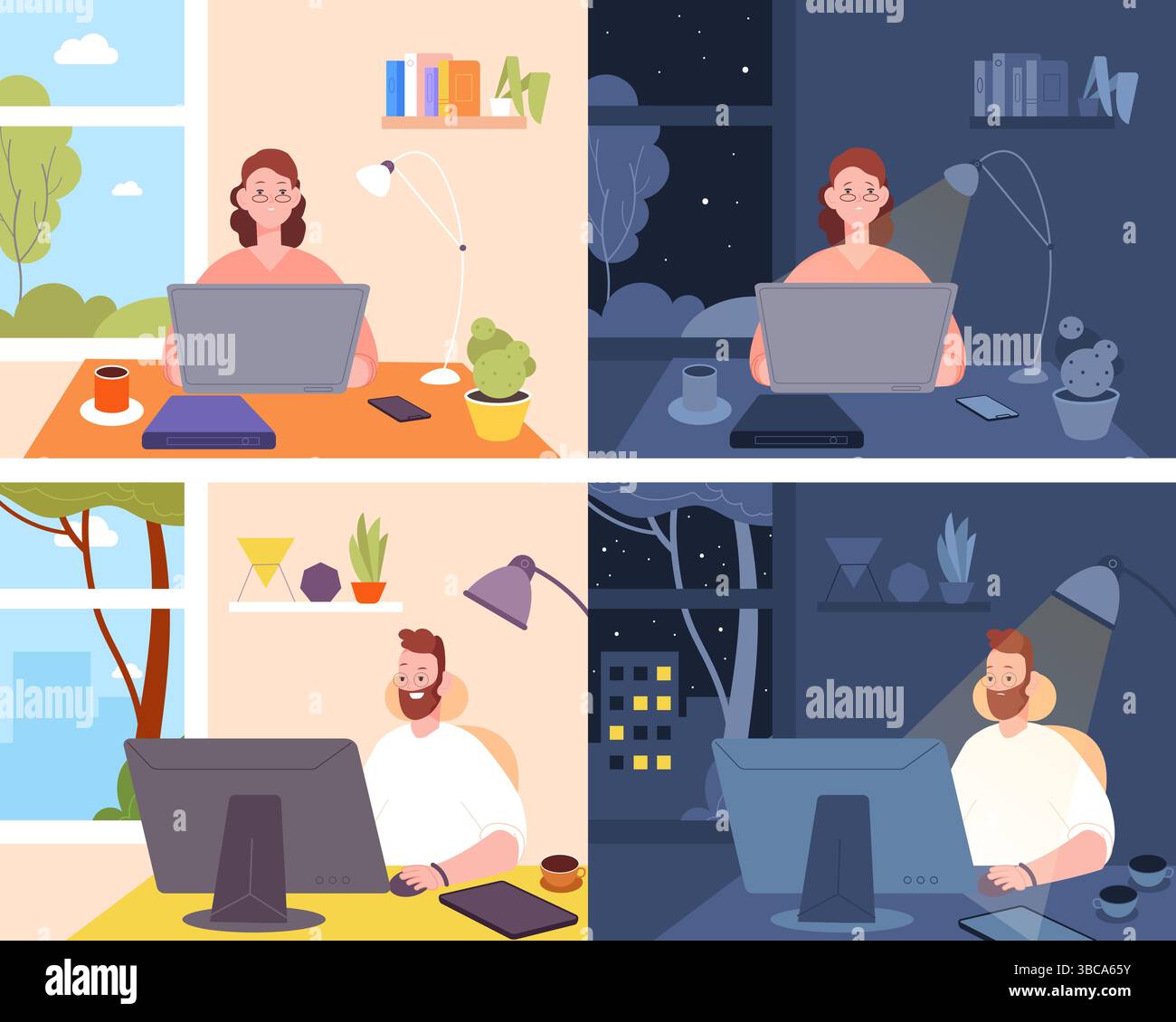 Student late Stock Vector Images - Alamy