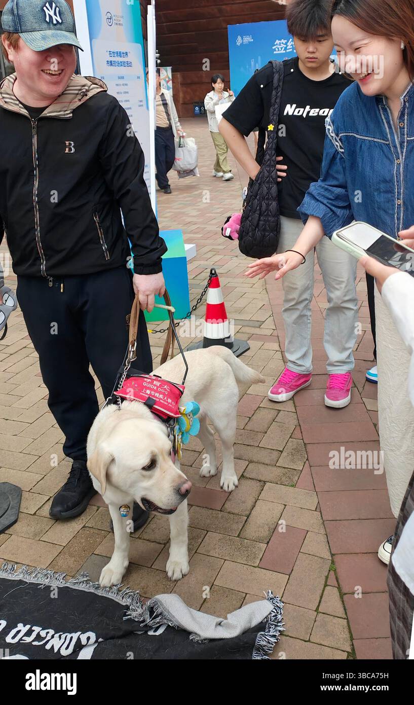 SHANGHAI, CHINA - MAY 18, 2025 - A citizen participated in the Guide ...