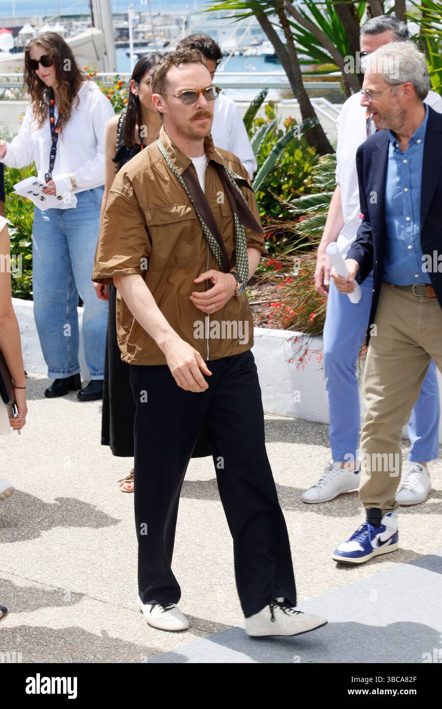 Benedict Cumberbatch poses for photographers at the photo call for the ...