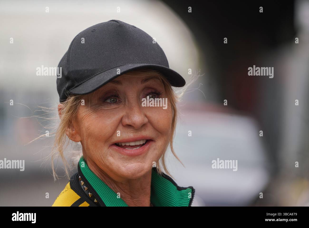 London, UK. 19 May 2025. Singer and songwriter Lulu wearing a baseball ...