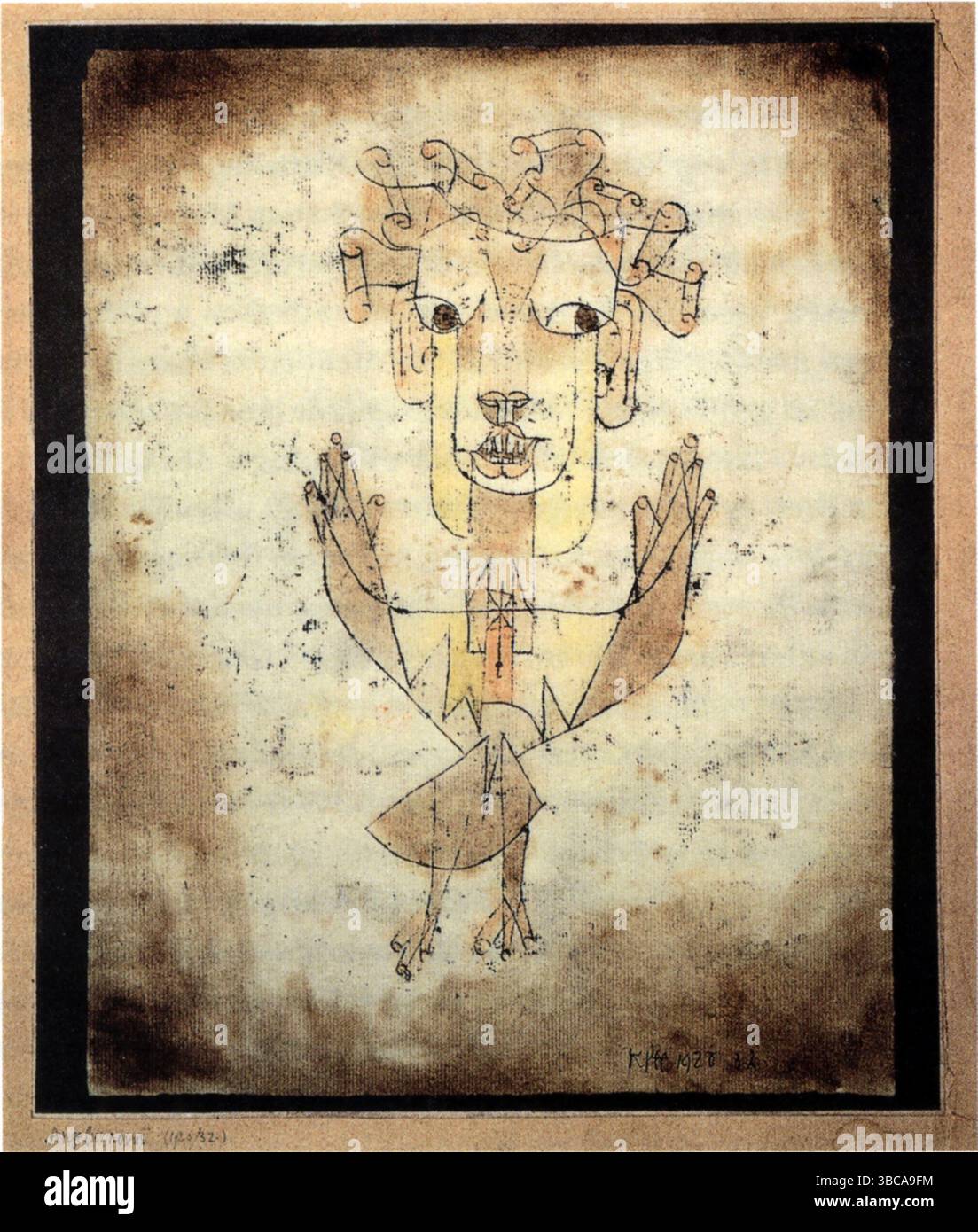 Angelus Novus (New Angel) is a 1920 monoprint by the Swiss-German ...