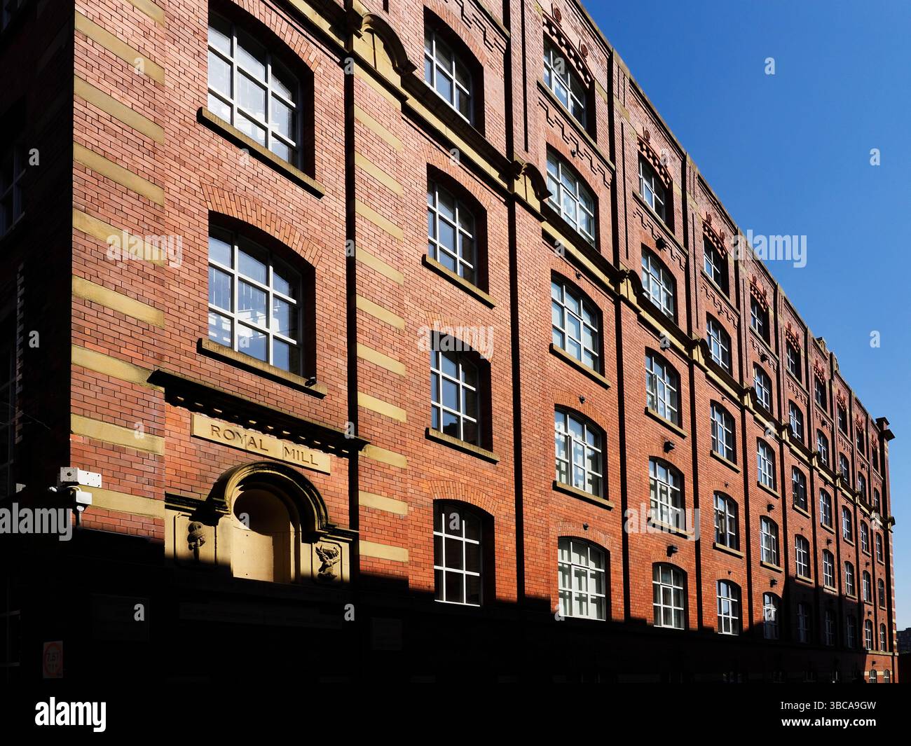 Royal Mill from Henry Street in Ancoats Manchester Greater Manchester ...