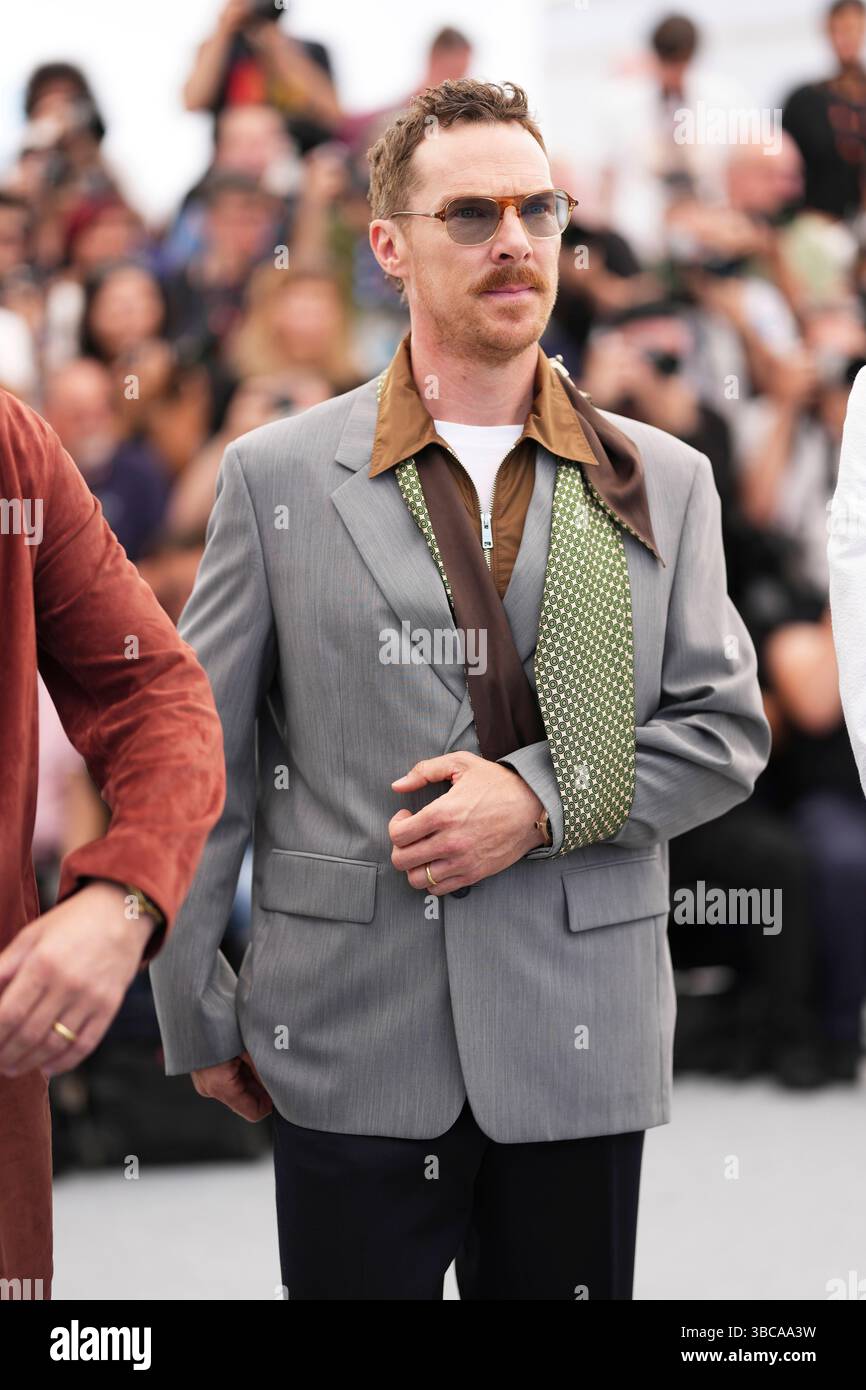 Benedict Cumberbatch poses for photographers at the photo call for the ...