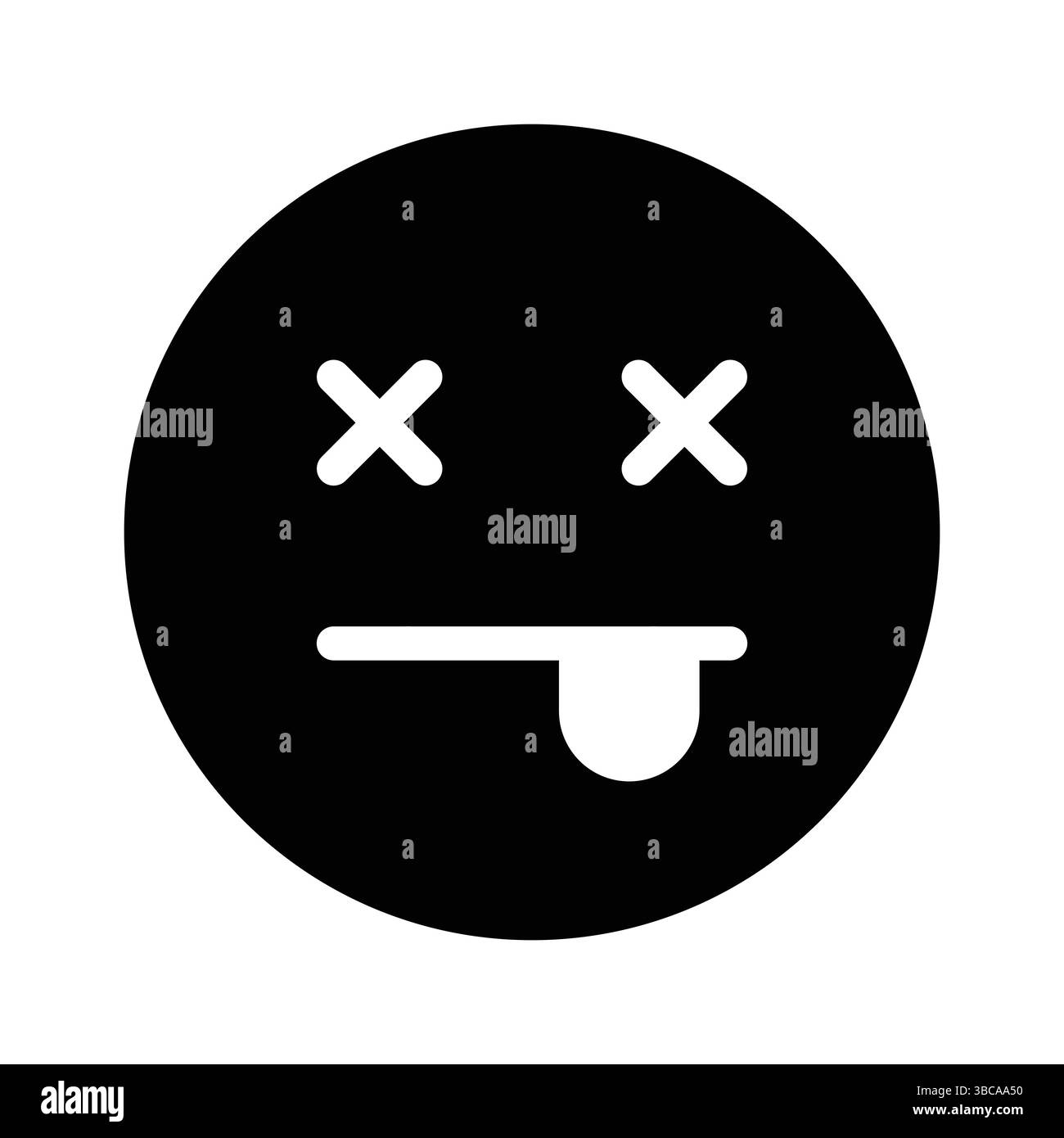 Dead face emoji vector design, premium vector Stock Vector Image & Art ...