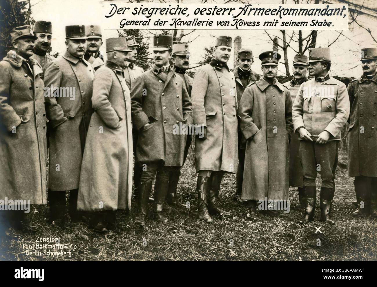 Der siegreiche, oesterrische Armeekommandant, General der Kavallerie ...