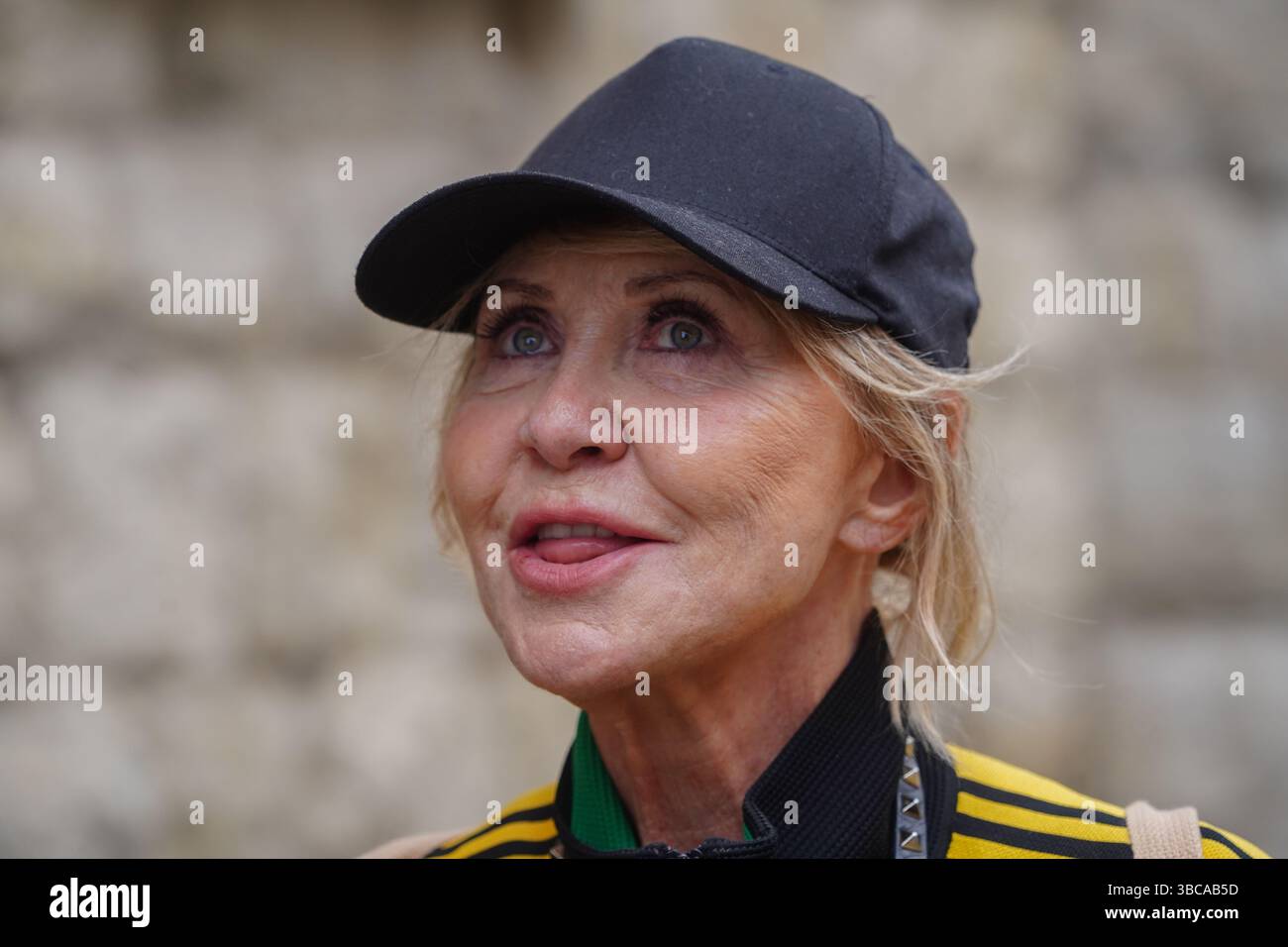 London, UK. 19 May 2025. Singer and songwriter Lulu wearing a baseball ...