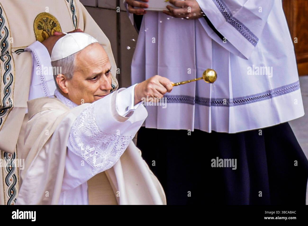 Holy Mass for the Beginning of the Pontificate of Pope Leo XIV Pope Leo XIV leads a Holy Mass ...