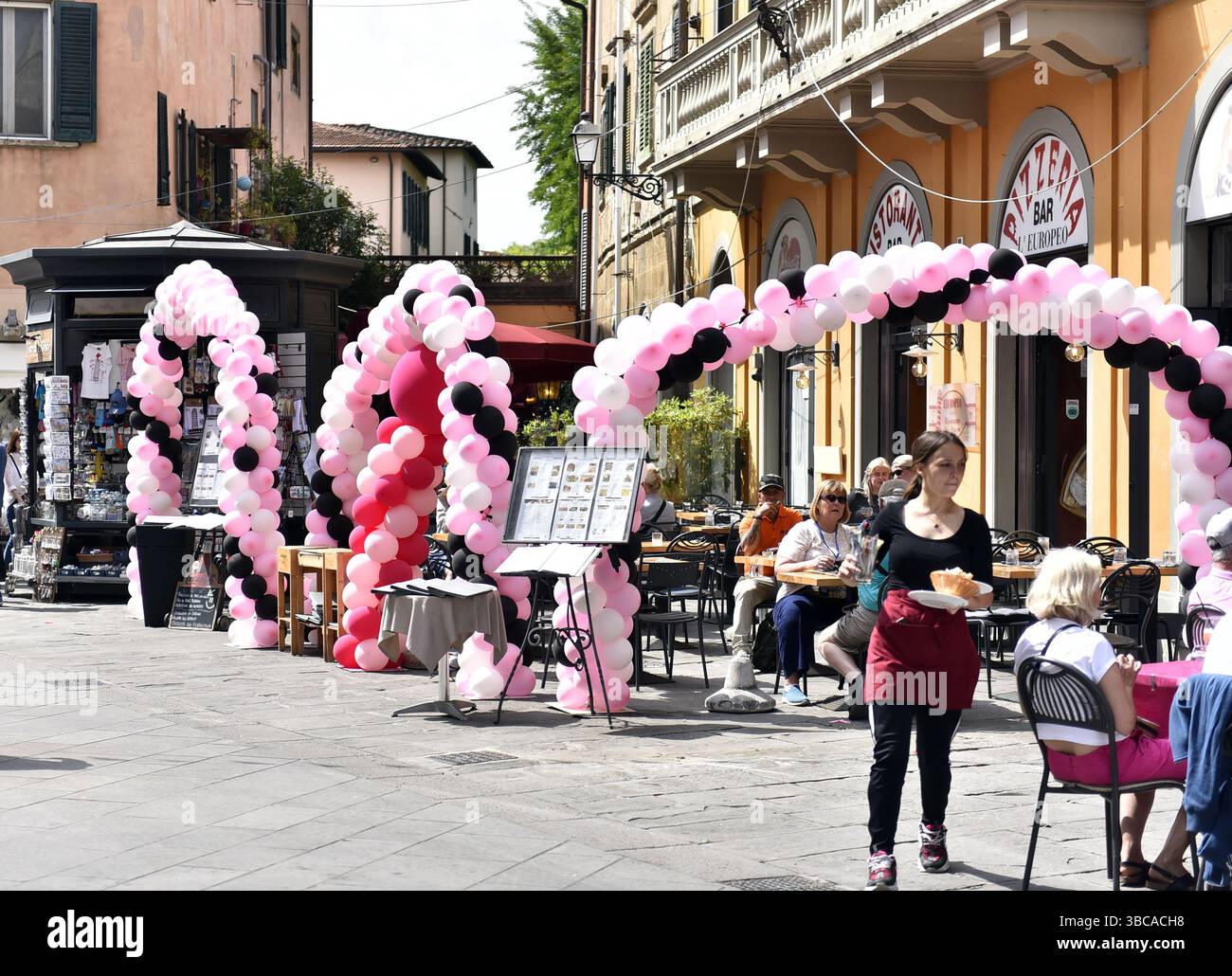 Pisa, 19/05/2025 Almost everything is ready for tomorrow in Pisa, which ...