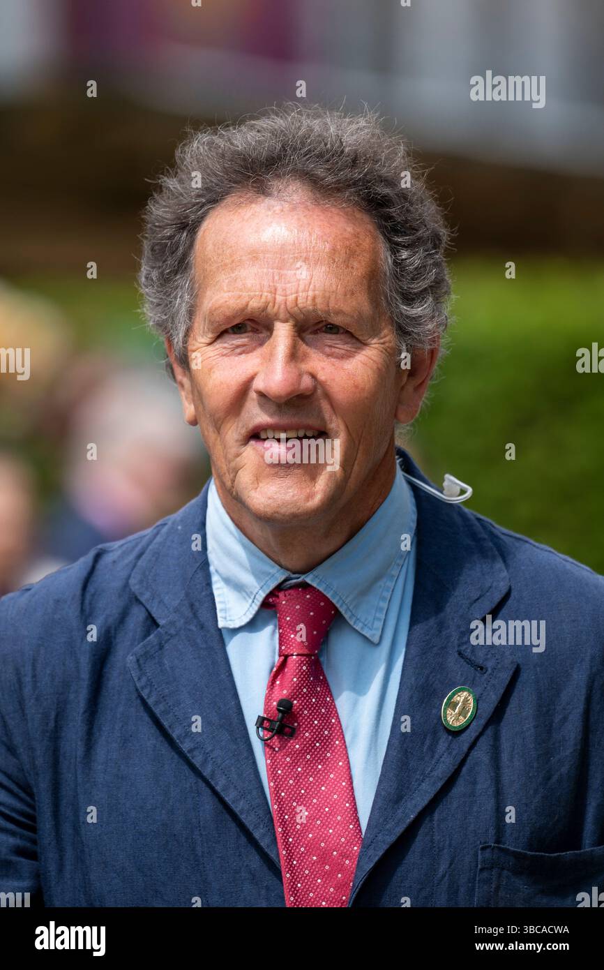 London, UK. 19 May 2025. Monty Don designer of the RHS and BBC Radio 2 ...