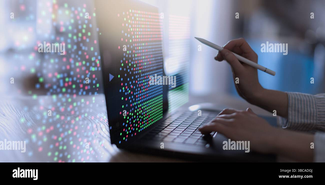 Deep learning visualization hi-res stock photography and images - Alamy