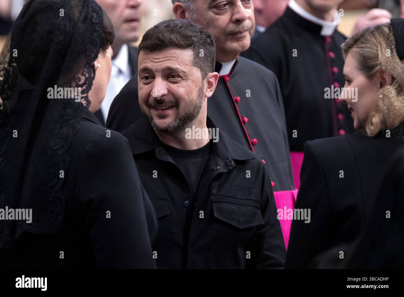 Vatican, Vatican. 18th May, 2025. Ukrainian President Volodymyr ...