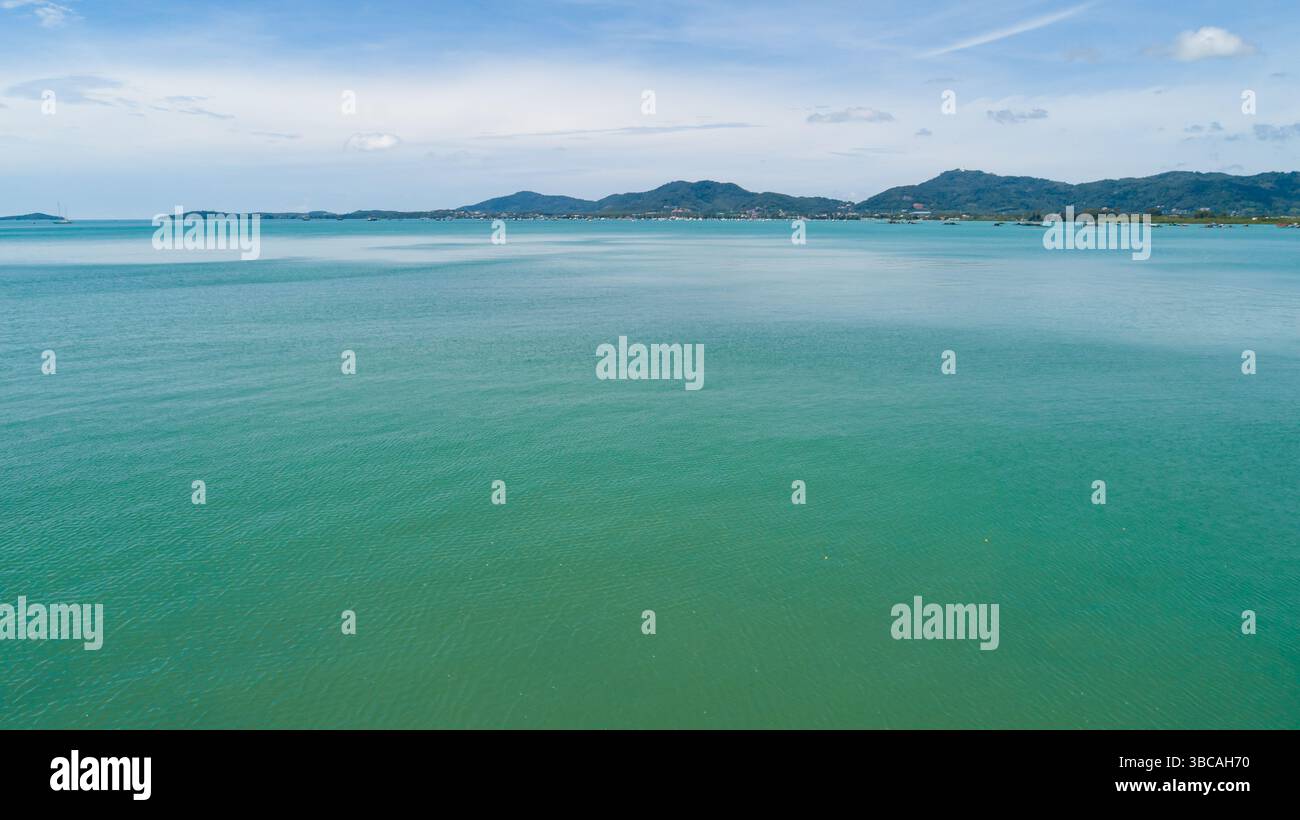 Aerial view seashore landscape nature view,Sea summer background Stock ...