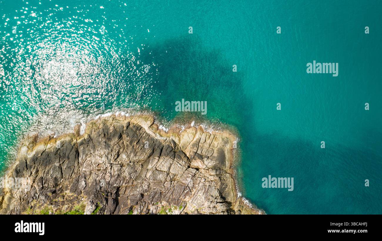 Aerial view seashore landscape nature view,Sea summer background Stock ...