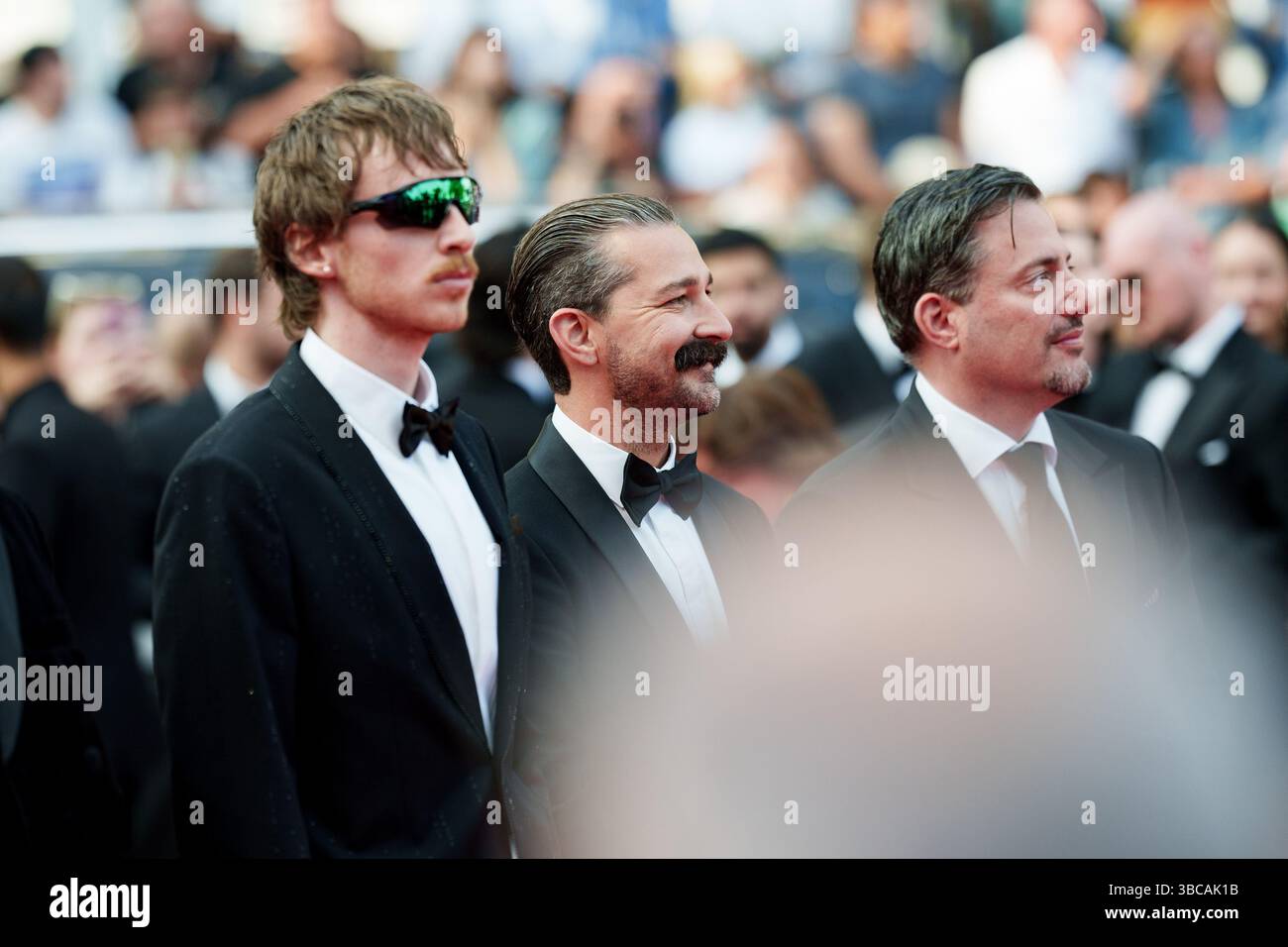 CANNES, FRANCE - MAY 18: Leo Lewis O'Neil, Shia LaBeouf, Kevin Knigh ...