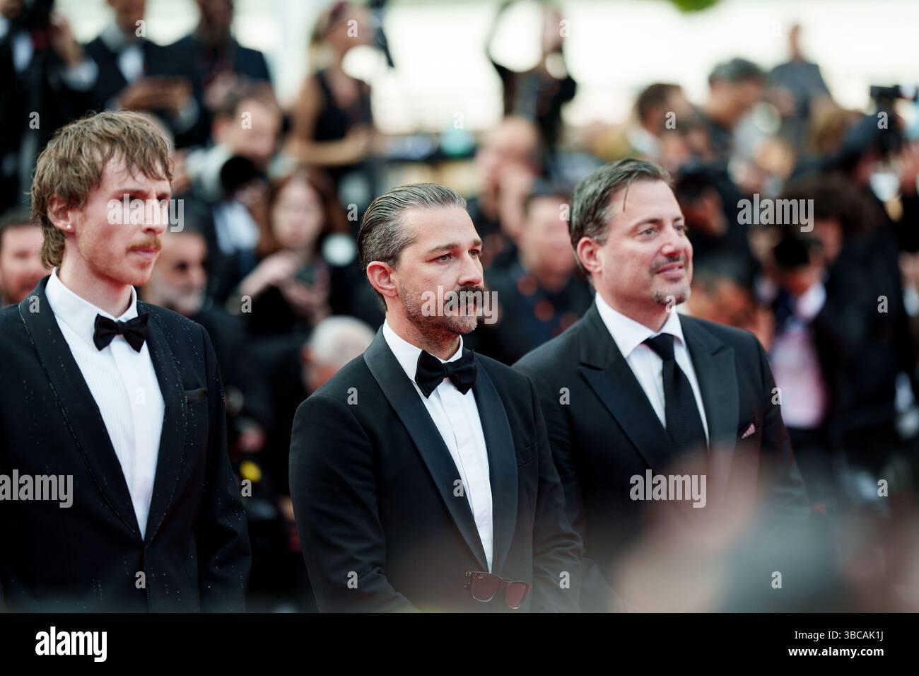 CANNES, FRANCE - MAY 18: Leo Lewis O'Neil, Shia LaBeouf, Kevin Knigh ...