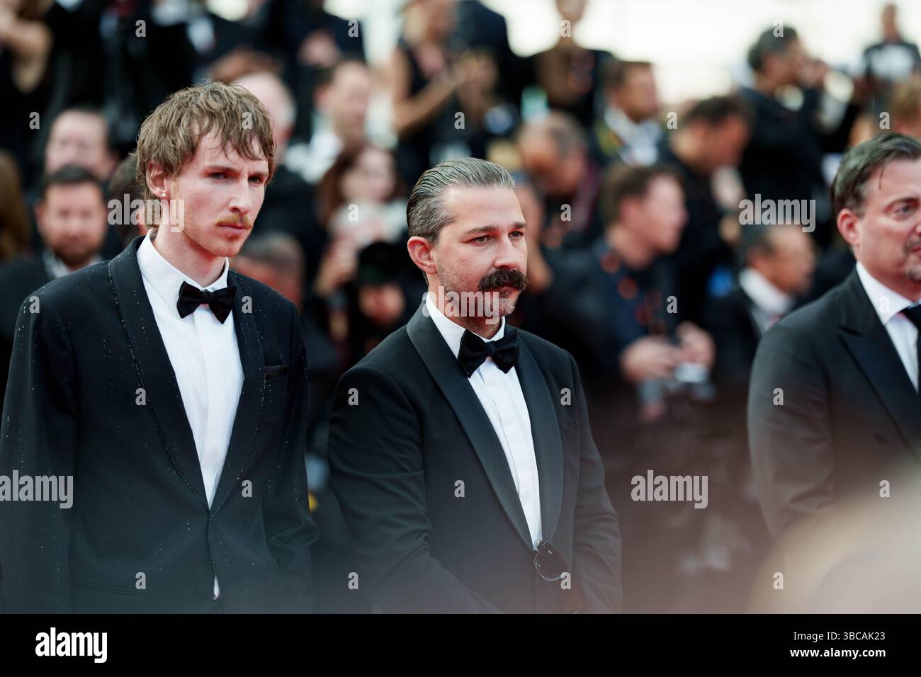 CANNES, FRANCE - MAY 18: Leo Lewis O'Neil, Shia LaBeouf, Kevin Knigh ...