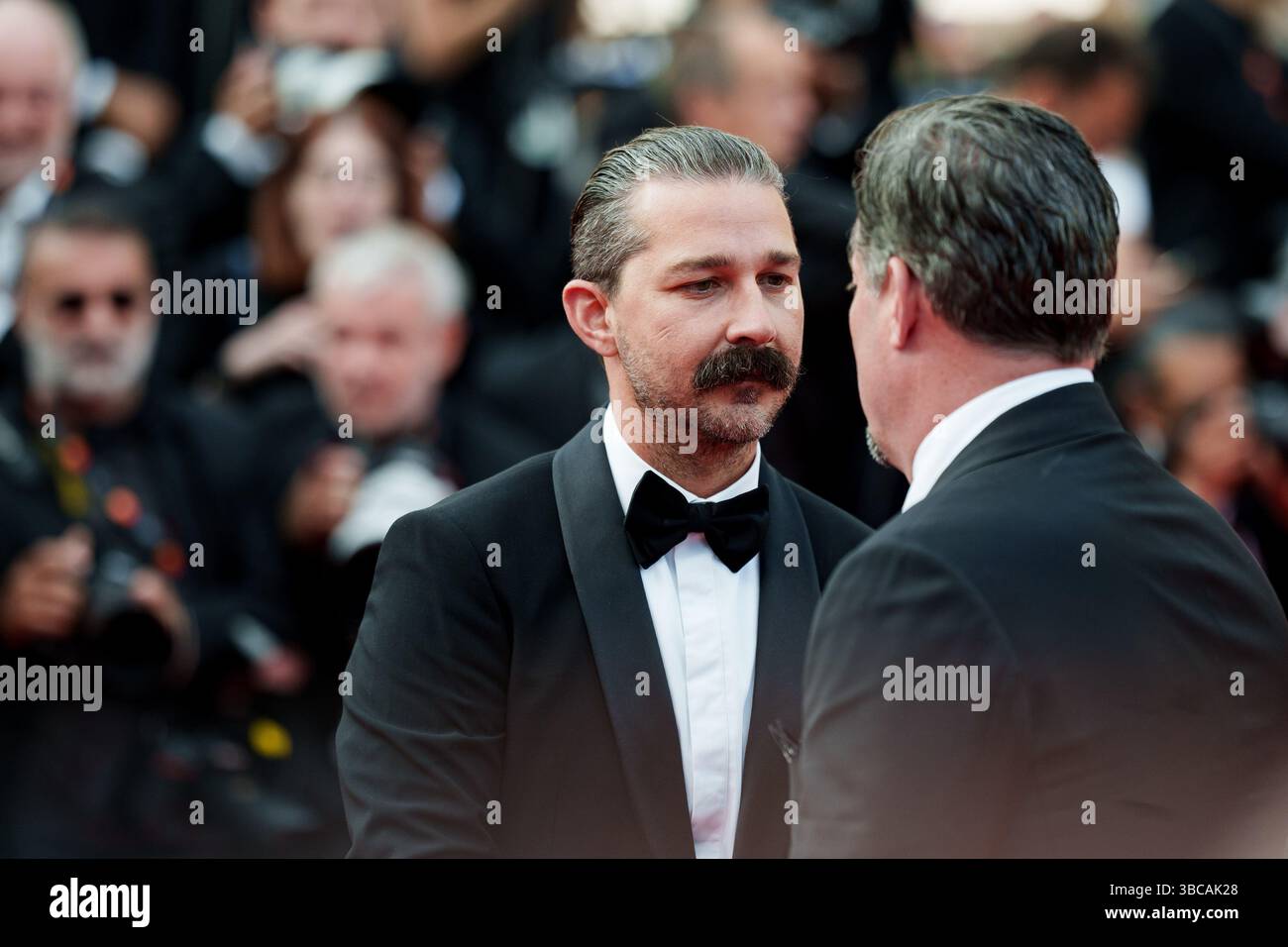 CANNES, FRANCE - MAY 18: Leo Lewis O'Neil, Shia LaBeouf, Kevin Knigh ...