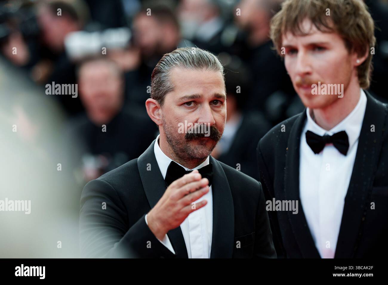 CANNES, FRANCE - MAY 18: Leo Lewis O'Neil, Shia LaBeouf, Kevin Knigh ...