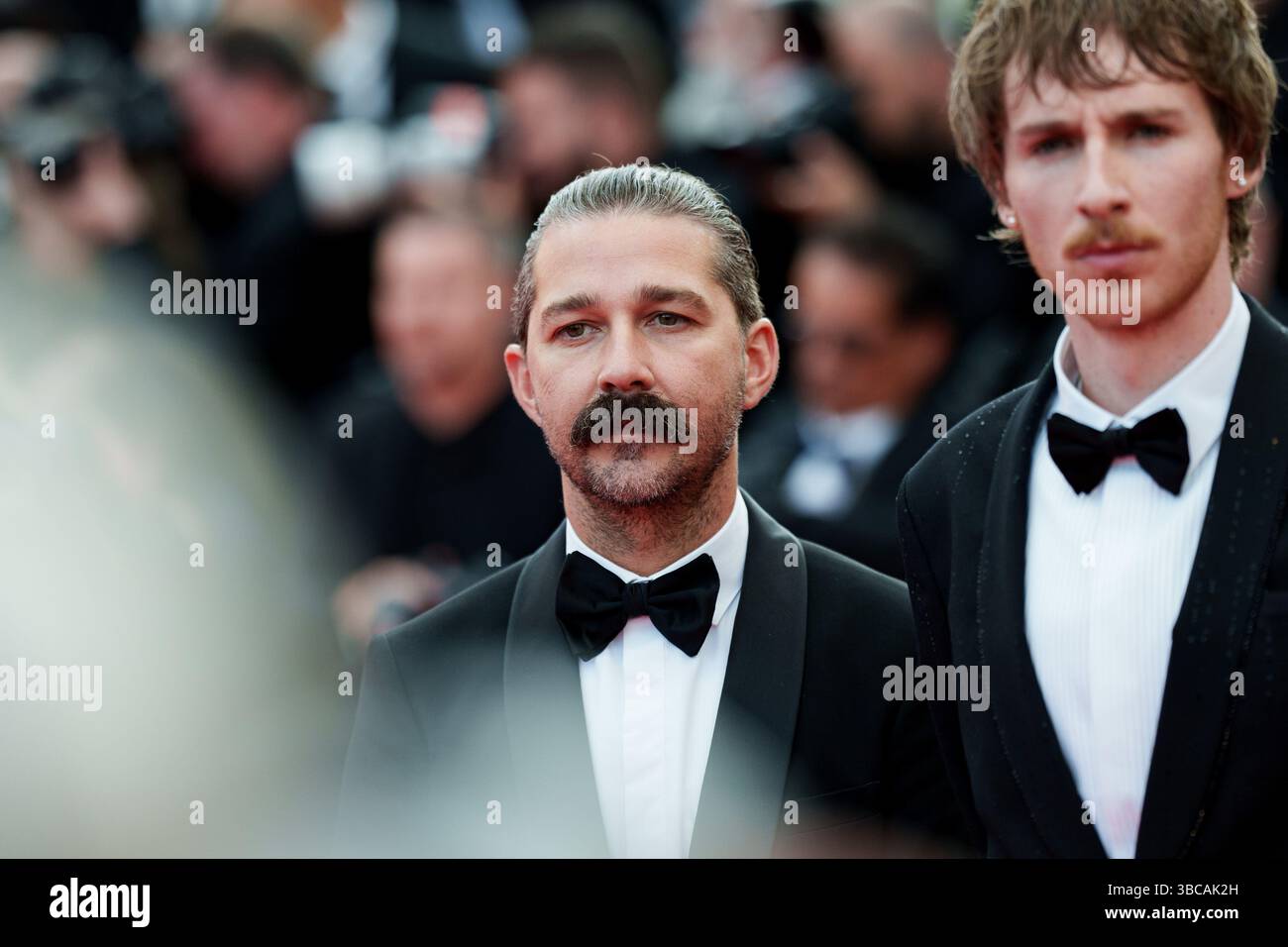 CANNES, FRANCE - MAY 18: Leo Lewis O'Neil, Shia LaBeouf, Kevin Knigh ...