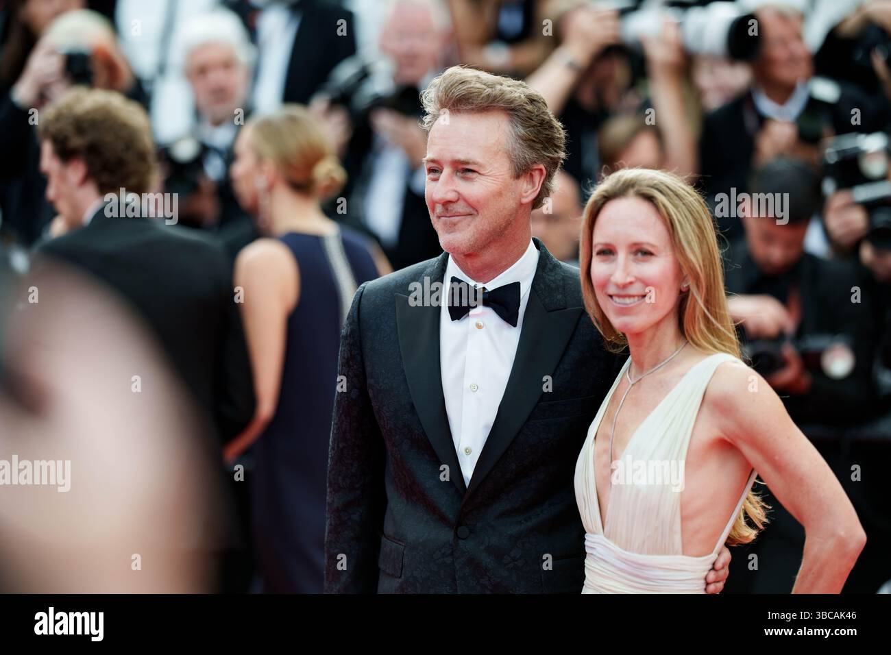 CANNES, FRANCE - MAY 18: Edward Norton, Shauna Robertson attends the ...