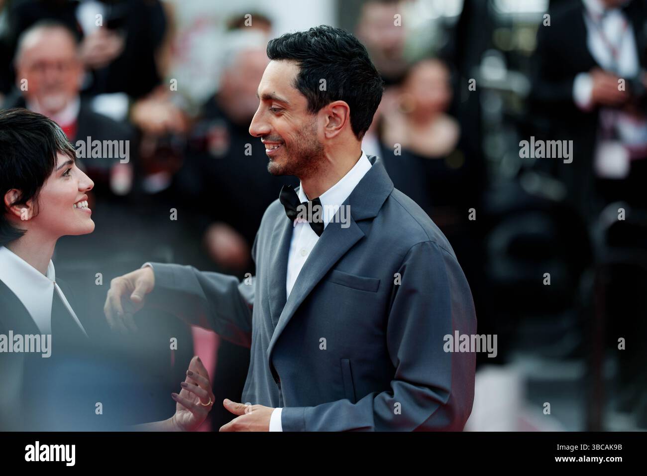CANNES, FRANCE - MAY 18: Fatima Farheen Mirza, Riz Ahmed attend the ...