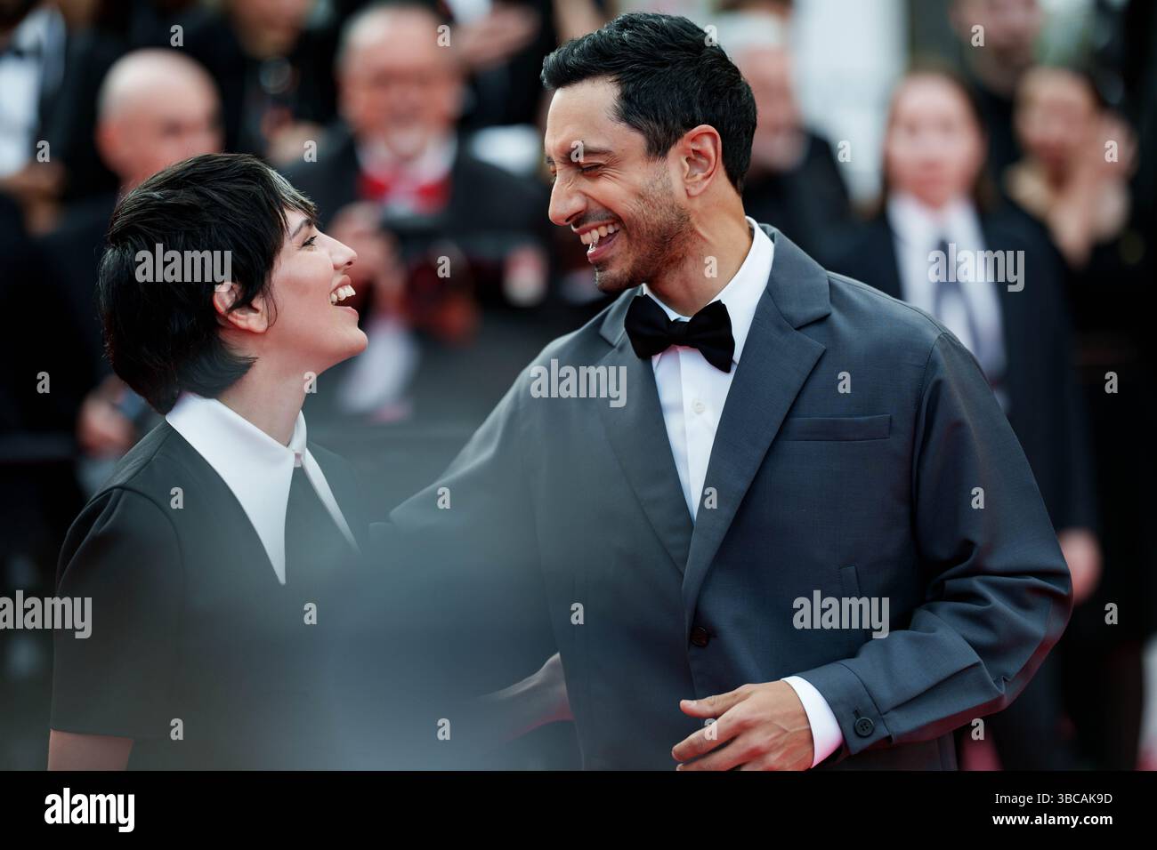 CANNES, FRANCE - MAY 18: Fatima Farheen Mirza, Riz Ahmed attend the ...