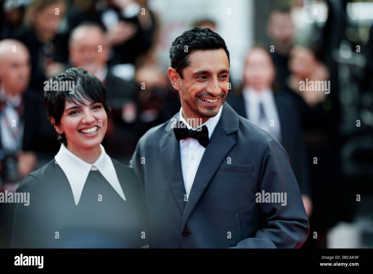 CANNES, FRANCE - MAY 18: Fatima Farheen Mirza, Riz Ahmed attend the ...