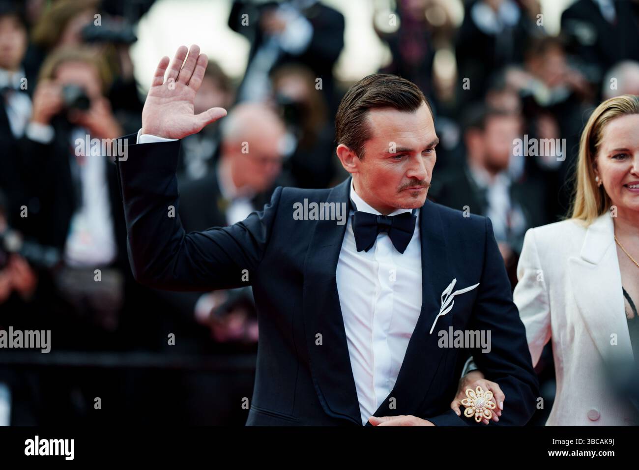 CANNES, FRANCE - MAY 18: Rupert Friend, Aimee Mullins attend the "The ...